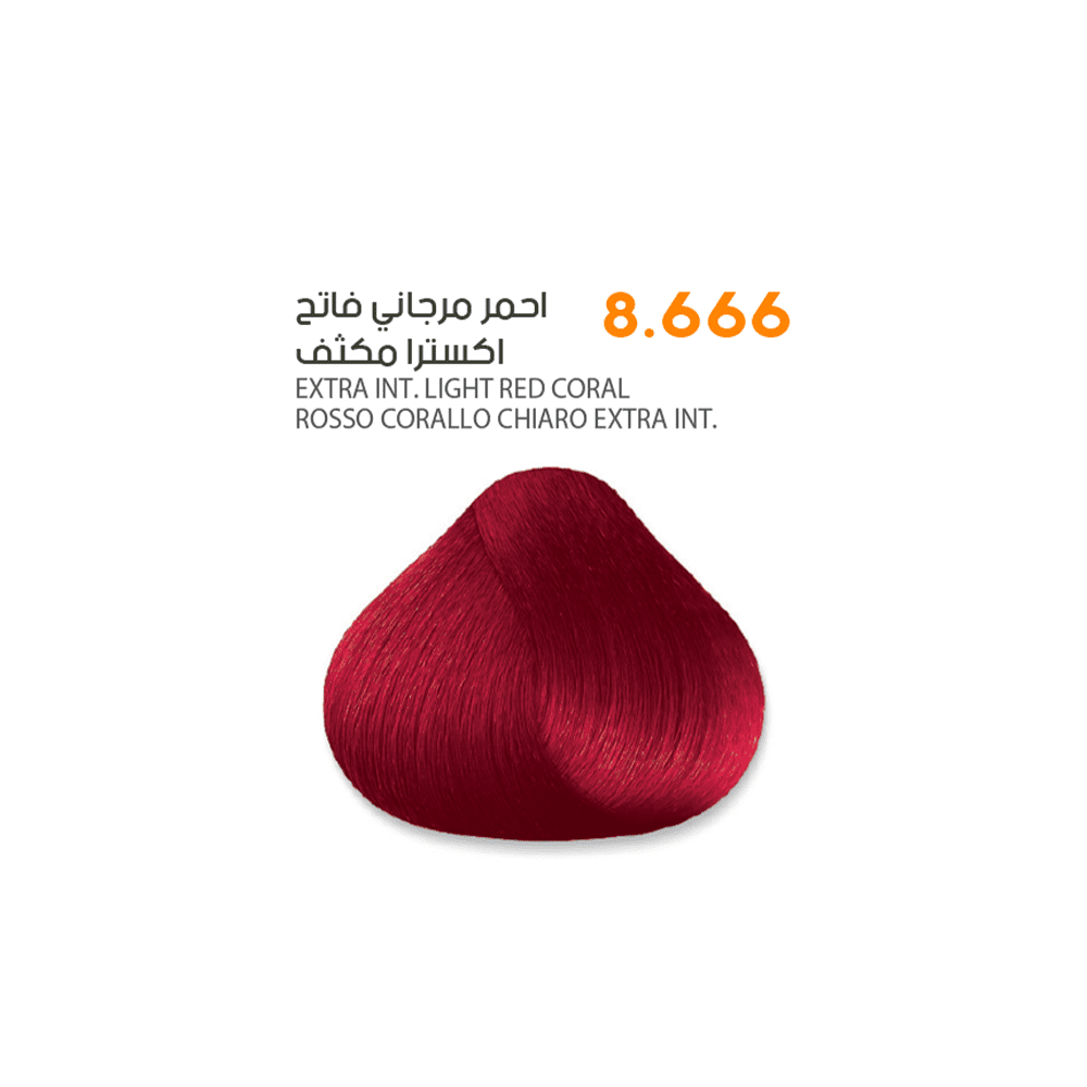 SAVOO Hair Dye #8.666 Extra Intense Light Red coral 100ml – SAVOOCARE